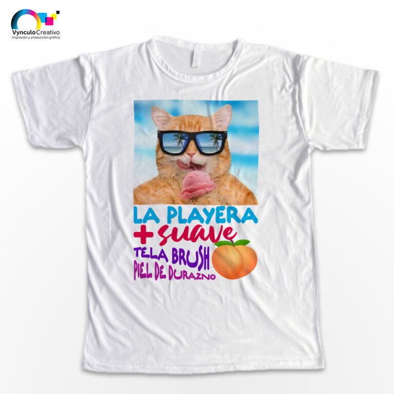Playera personalizada estampado DTF – Vynculo Creativo